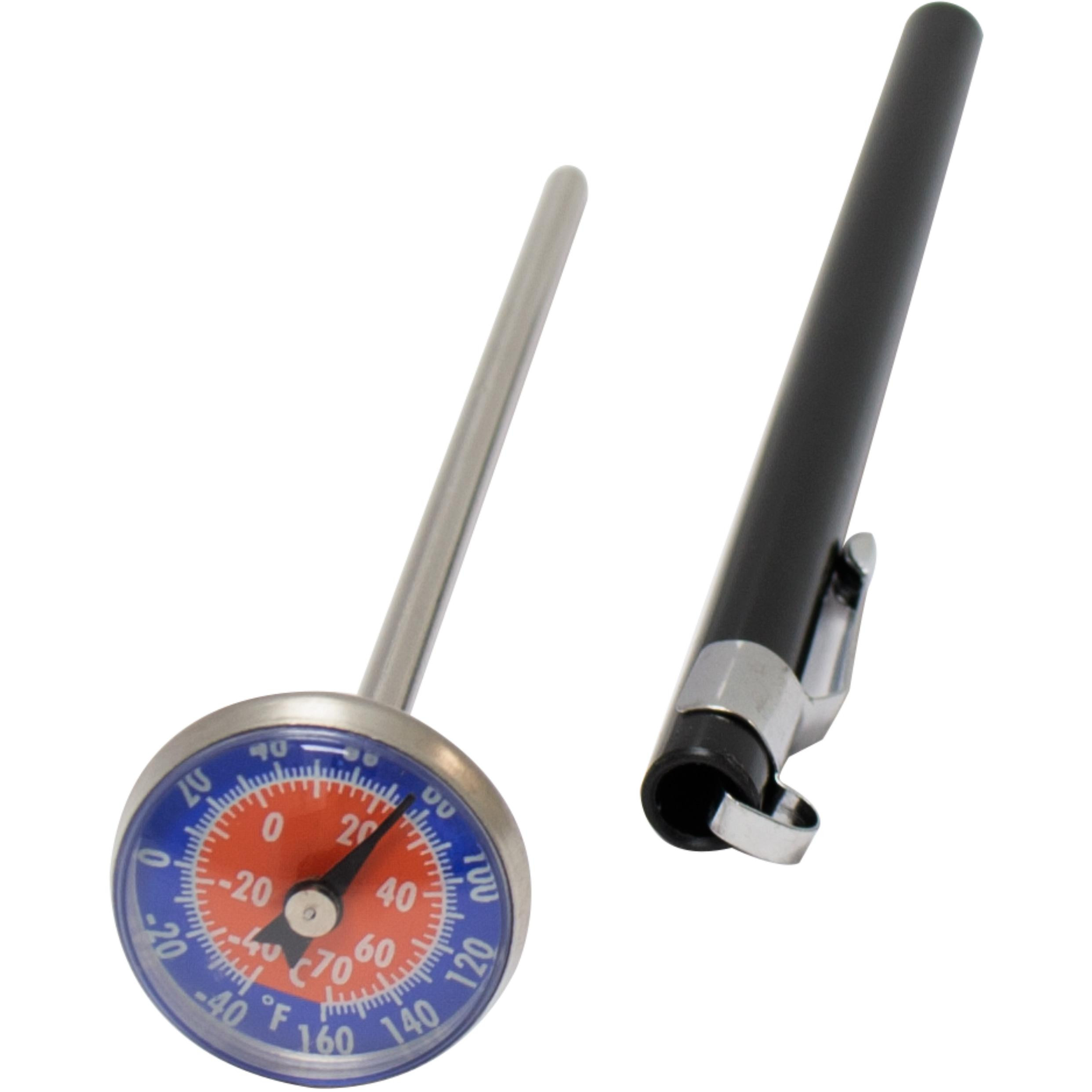 Uniweld 69901 Analog Pocket Thermometer, 1 in Dial, Dual Scale, -40 to ...