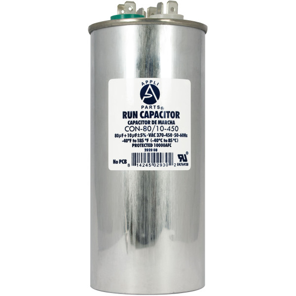 appli-parts-dual-run-capacitor-for-ac-8010-mfd-uf-microfarads-370vac-or ...