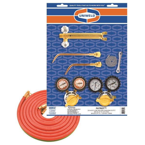 uniweld-k23-welding-outfit-includes-welding-handlebrazing-tipsoxygen ...